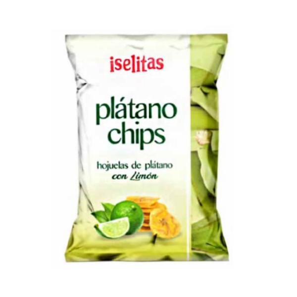 Iselitas Platano Chips Sabor A Limon 300g - Farmatina