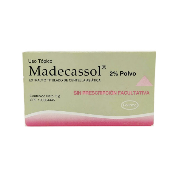 Madecassol Centella Asiática 2% Polvo x 5g - Polinac - Farmatina