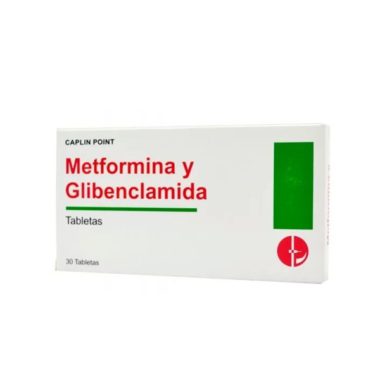 Metformina + Glibenclamida 500mg/5mg x 30 Tabletas - Caplin Point ...