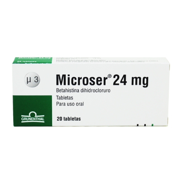 Microser 24mg x 20 Tabletas Grunenthal - Farmatina - La Farmacia ...