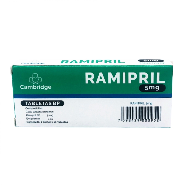 Ramipril 5mgr x 10 Tabletas Cambridge - Farmatina