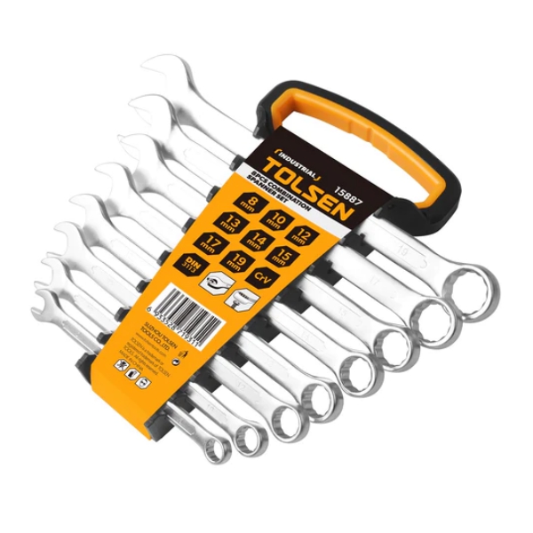 Tolsen Industrial Juego De Llaves Combinadas 8 Piezas 15887 - Farmatina