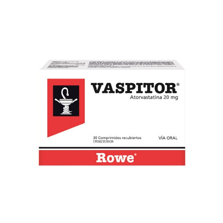 Vaspitor 20mg x 30Tab Atorvastatina Megalabs - Farmatina